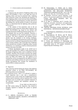 Development Design of Lightning Protection System in Rig PDSI #38.2 ...
