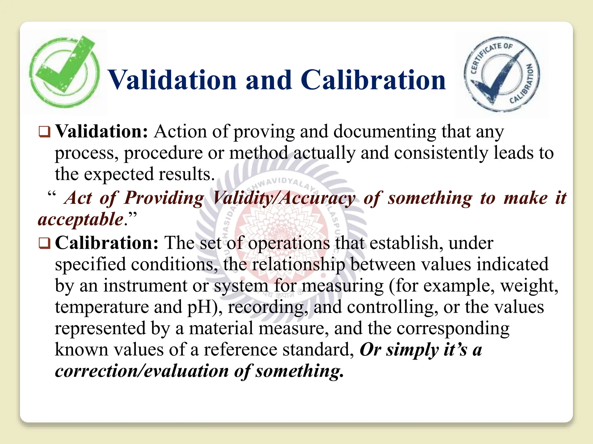 ICH guidelines for equipment validation in brief M.pharm 1st sem pharmaceutics | PPTX