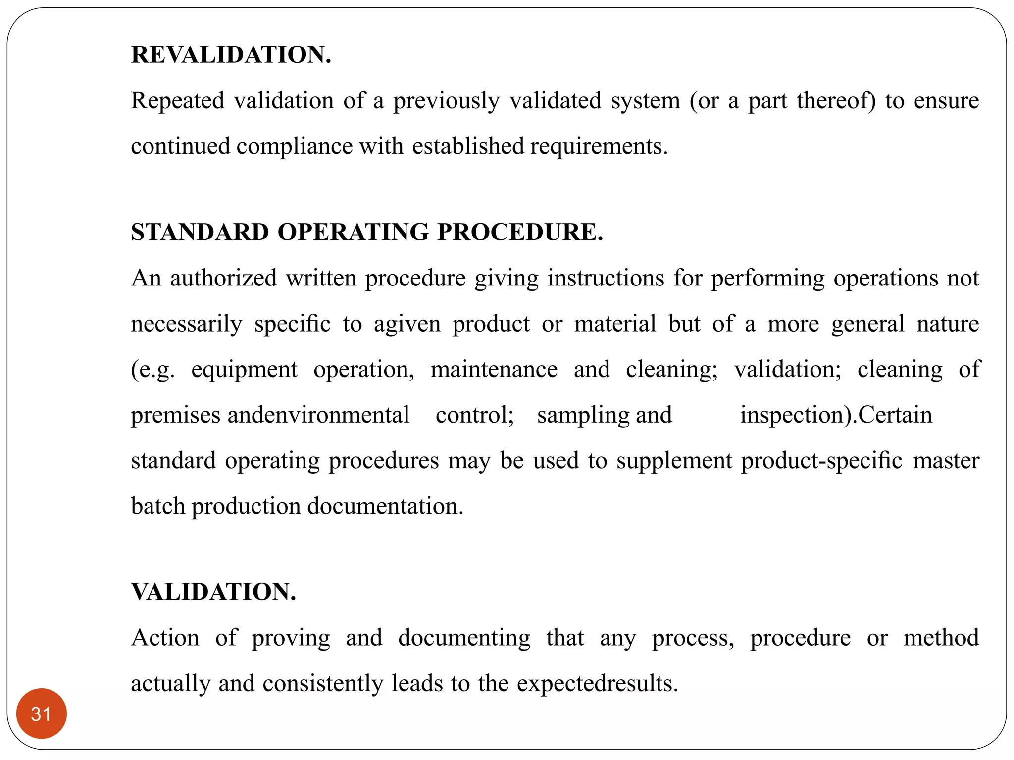 ICH & WHO GUIDELINES ON validation | PPTX