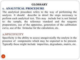 ICH & WHO GUIDELINES ON validation | PPTX