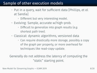 ICIAM 2019: A New Algorithm Model for Massive-Scale Streaming Graph Analysis | PPT