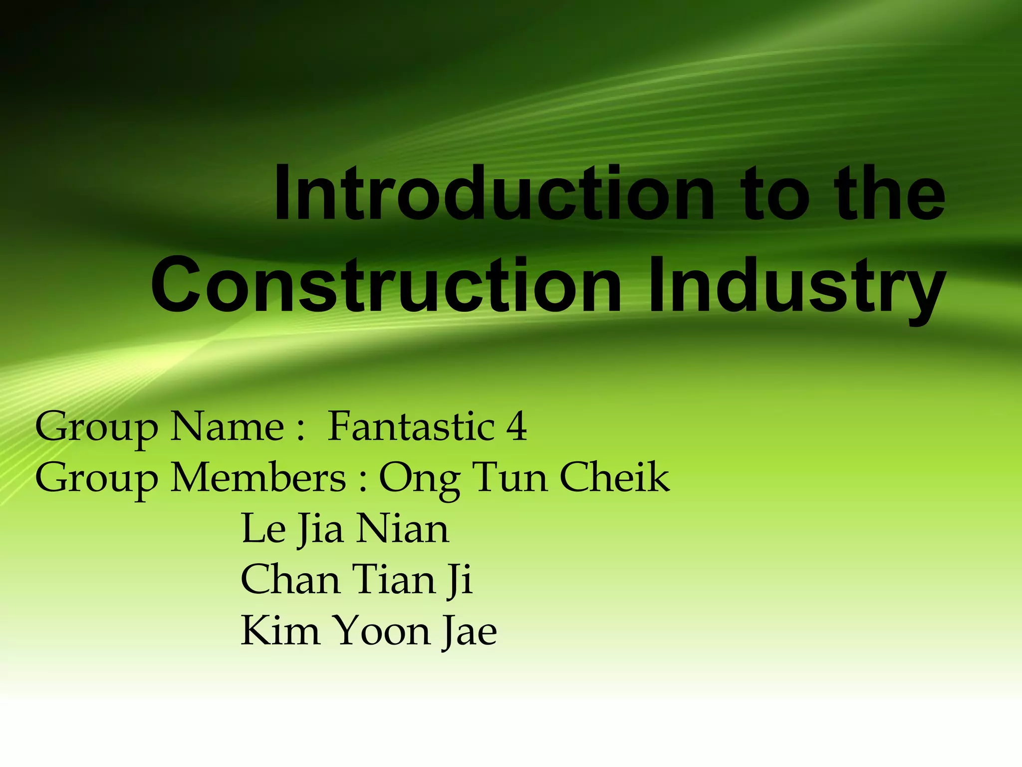 Ici and idt project | PPT | Civil Engineering Industry | Industries