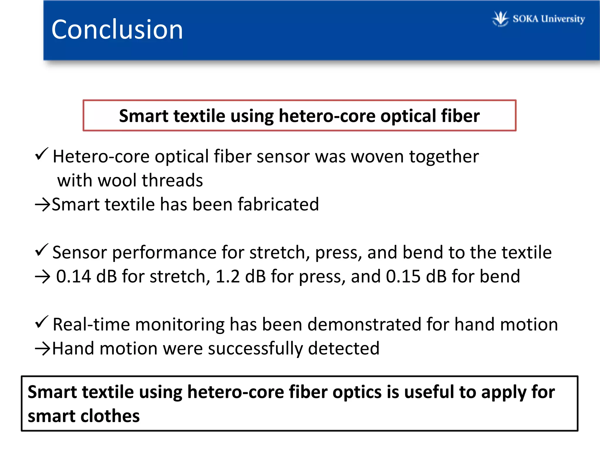 Smart Textile with Plain Weave Structure Using Hetero-Core Optical ...