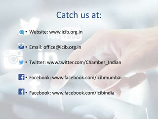 Indian chamber of international business (ICIB) | PPTX