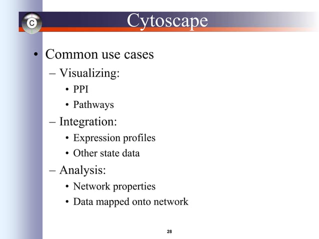 Network Visualization and Analysis with Cytoscape | PPTX