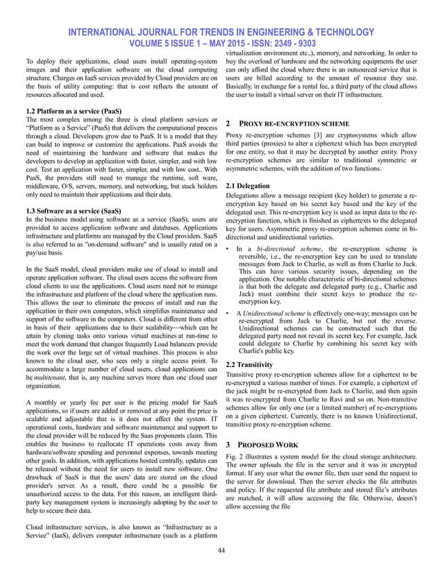 A Secure Cloud Storage System With Data Forwarding Using Proxy Re Encryption Scheme Pdf