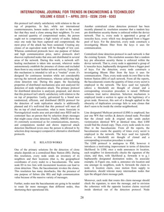 Detection of Distributed Clone Attacks for Safety Transactions in WSN | PDF