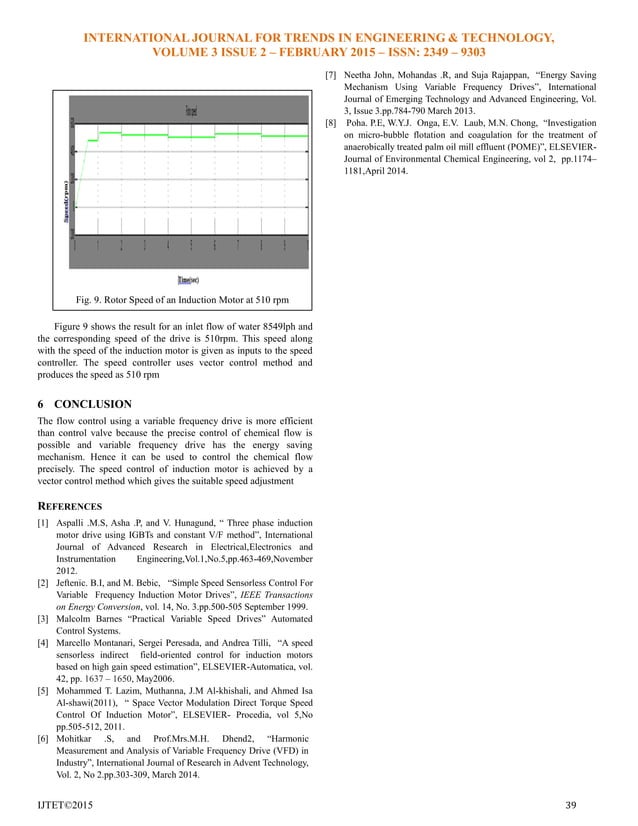Flow Control Using Variable Frequency Drive In Water Treatment Process ...