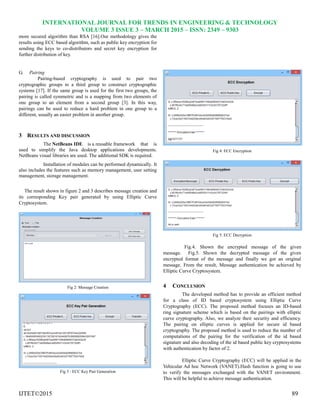 Pairing Based Elliptic Curve Cryptosystem for Message Authentication | PDF | Information and ...