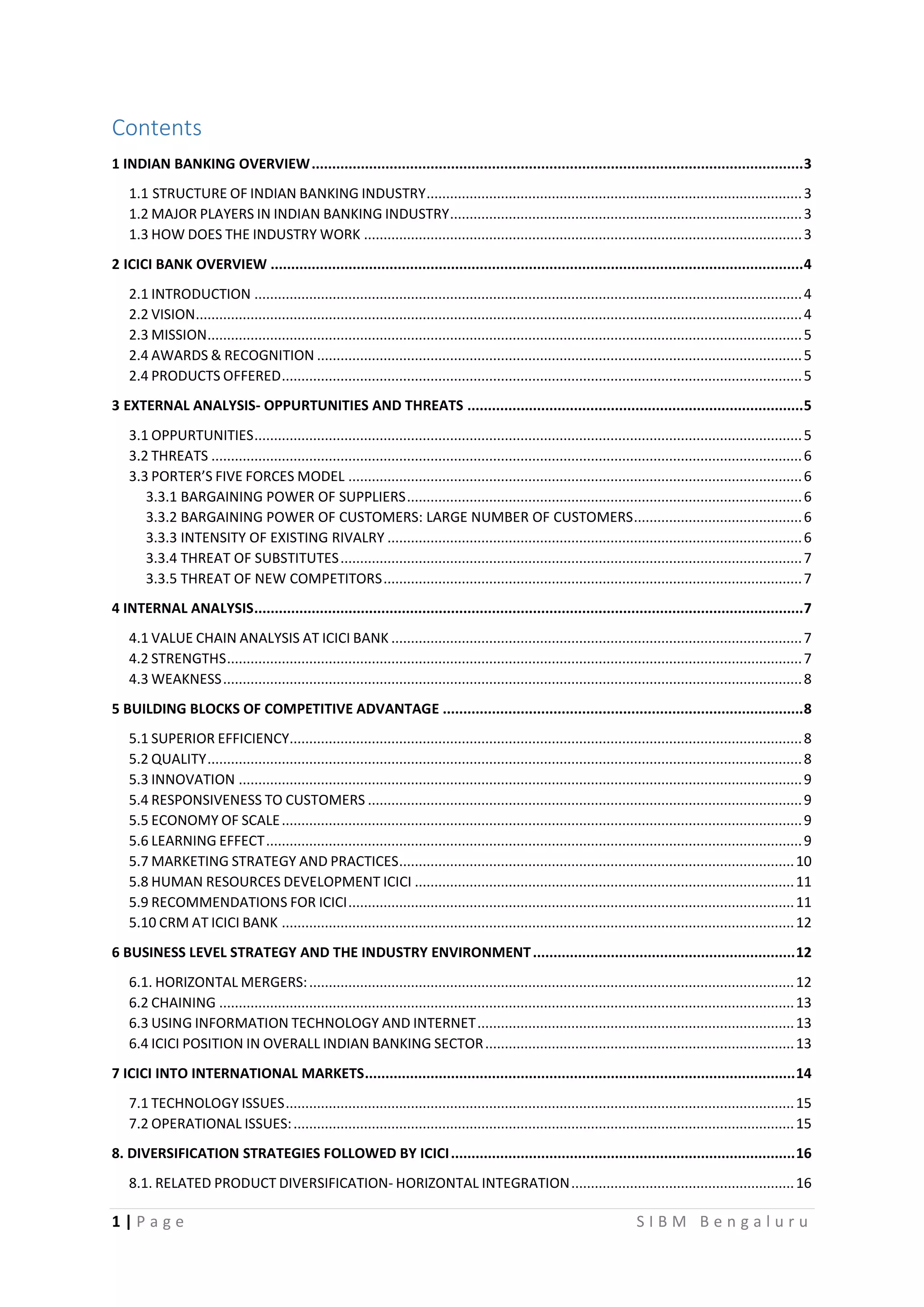 Strategies of ICICI bank | PDF