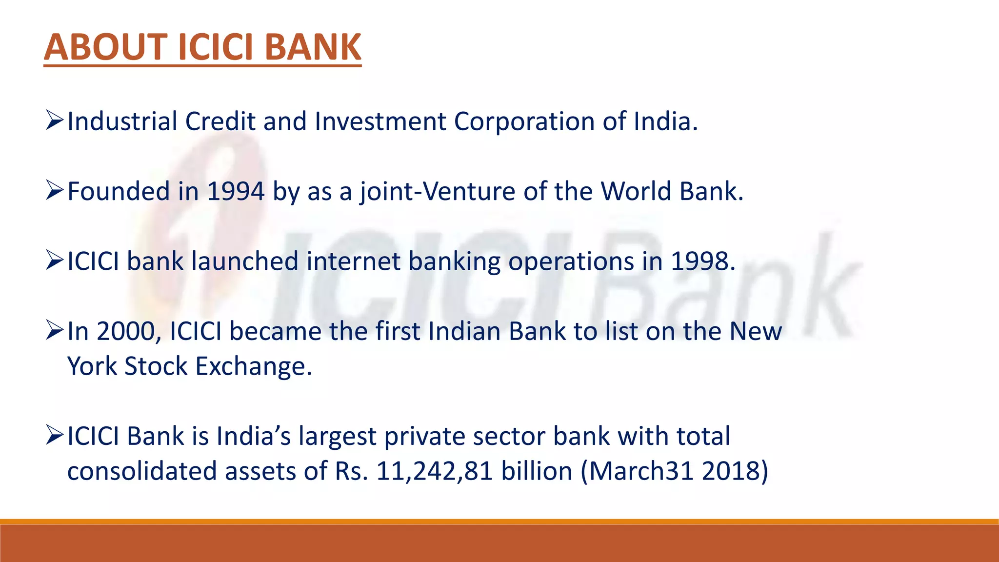Icici bank | PPT