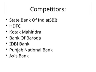 ICICI bank.pptx industrial and credit institution | PPTX