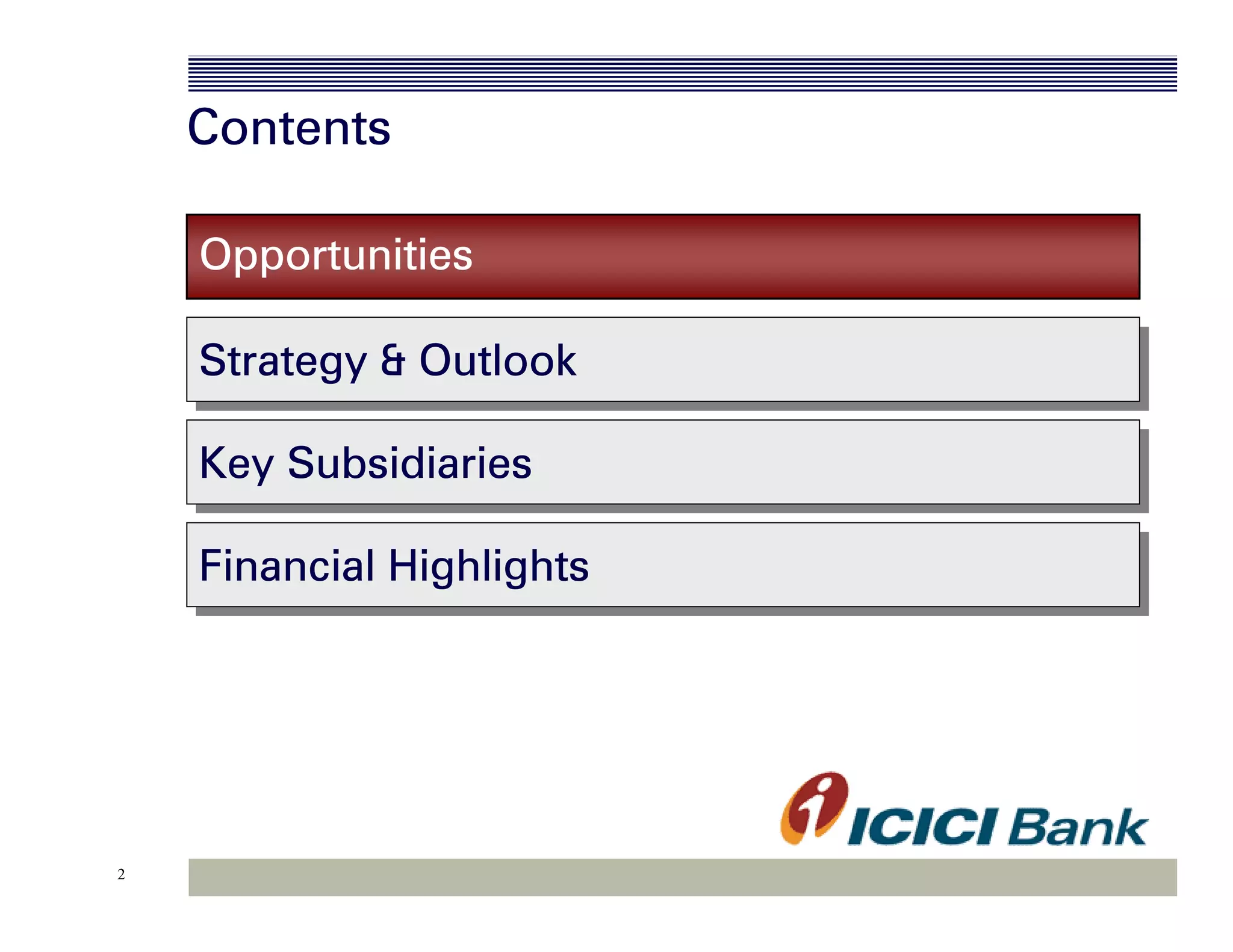 Icici bank investor-presentation08 | PDF