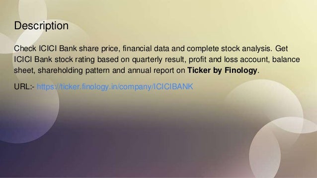 ICICI Bank Analysis | PPT