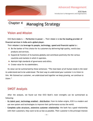 Management of ICICI Bank | PDF