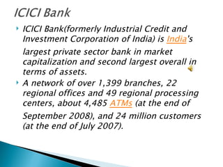ICICI Bank Presentation | PPT
