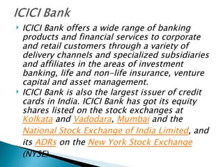 ICICI Bank Presentation | PPT