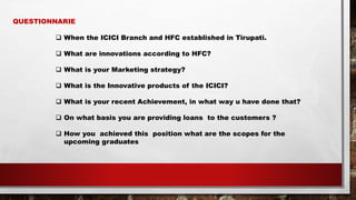 How Icici HFC Functions | PPTX