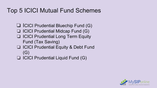 Get All About ICICI Prudential Mutual Fund | PPT