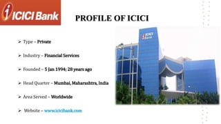 PPT ON ICICI | PPTX