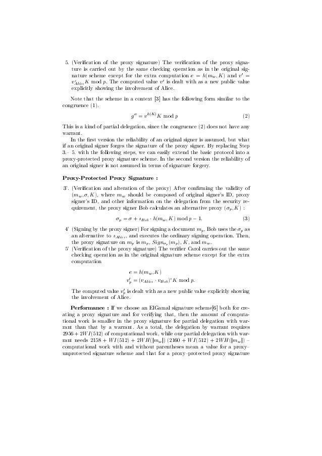 Proxy Signatures, Revisited