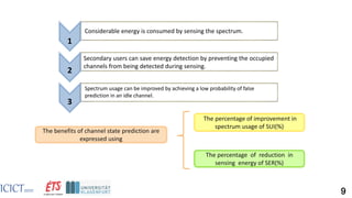 A Channel Allocation Algorithm for Cognitive Radio Users Based on Channel State Predictors | PPT