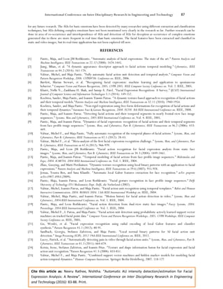 Automatic AU intensity detection/estimation for Facial Expression ...