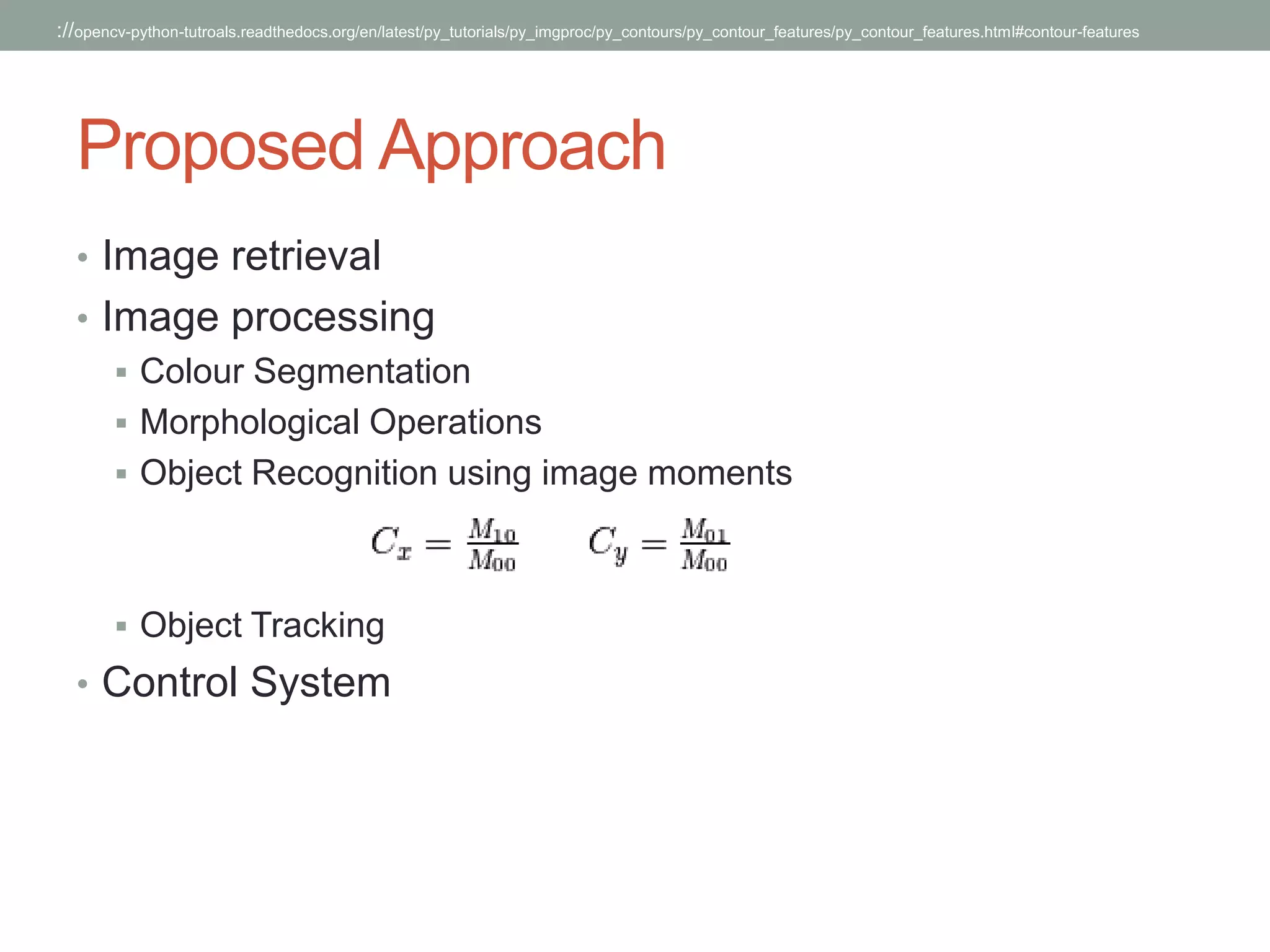 A real-time ball trajectory follower using Robot Operating System | PPT