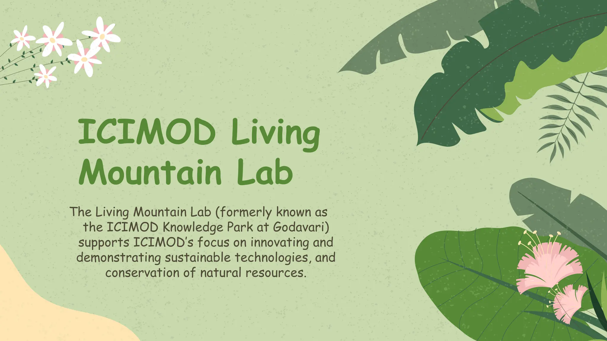 Presentation on ICIMOD ( International Centre for Integrated Mountain ...