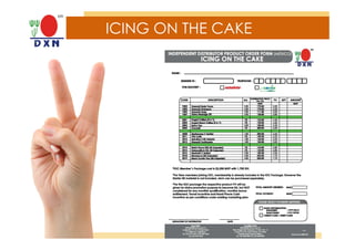 DXN Icing on the cake - IOC - DXN USA | PDF