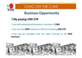 DXN Icing on the cake - IOC - DXN USA | PDF