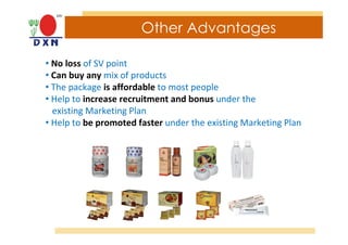 DXN Icing on the cake - IOC - DXN USA | PDF