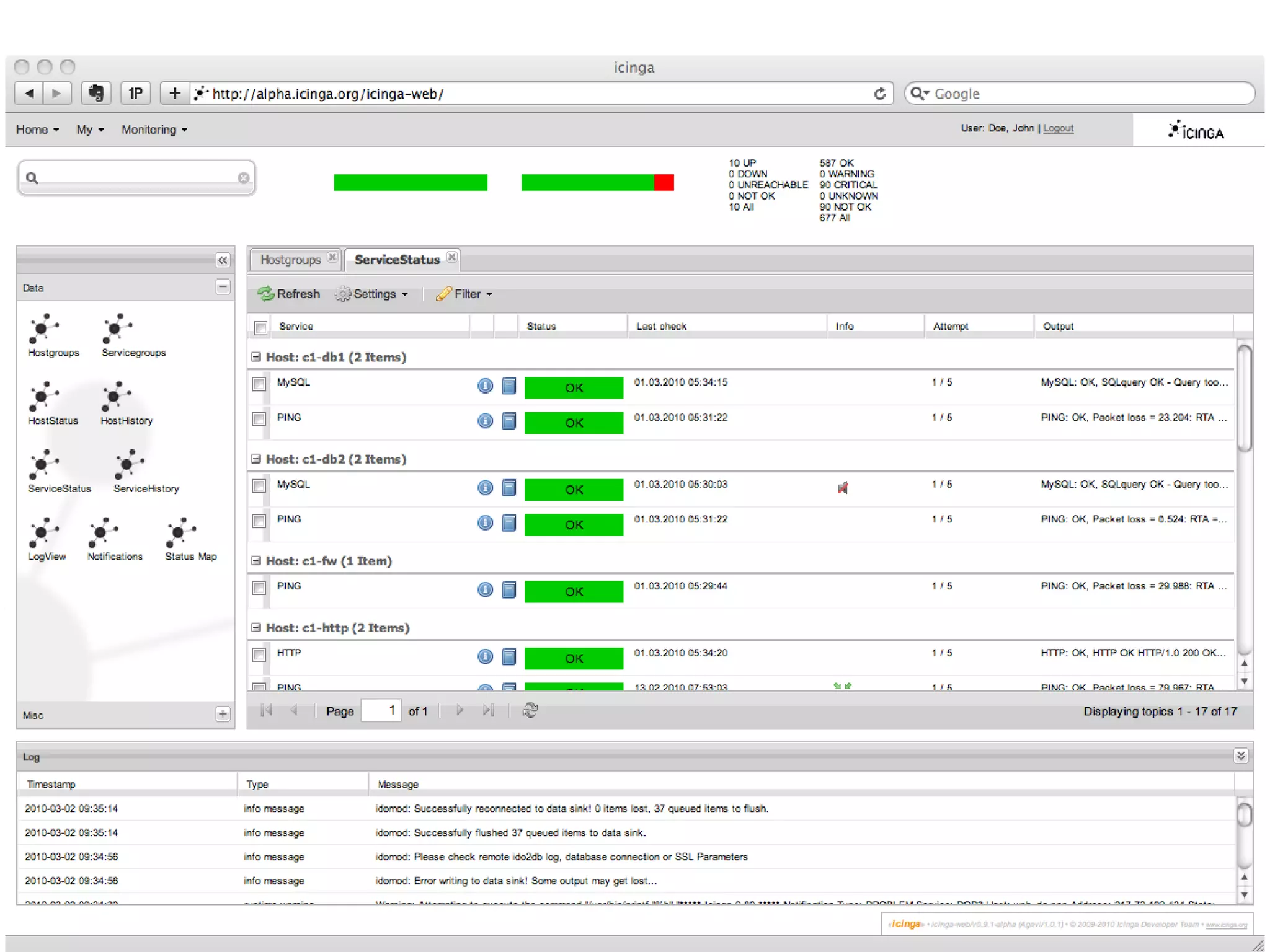 Icinga 2010 at CeBIT | PDF