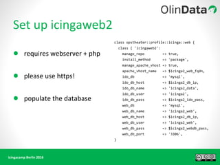 Icinga 2 and Puppet automate monitoring | PDF