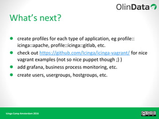Icinga 2 and Puppet - Automate Monitoring | PPT