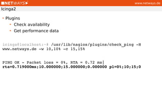 Performance Monitoring with Icinga2, Graphite und Grafana | PPT