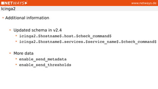 Performance Monitoring with Icinga2, Graphite und Grafana | PPT
