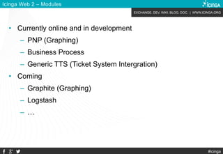 Icinga Web 2 at Icinga Camp Antwerp | PDF