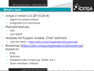 Icinga 2 at Icinga Camp San Francisco | PPT