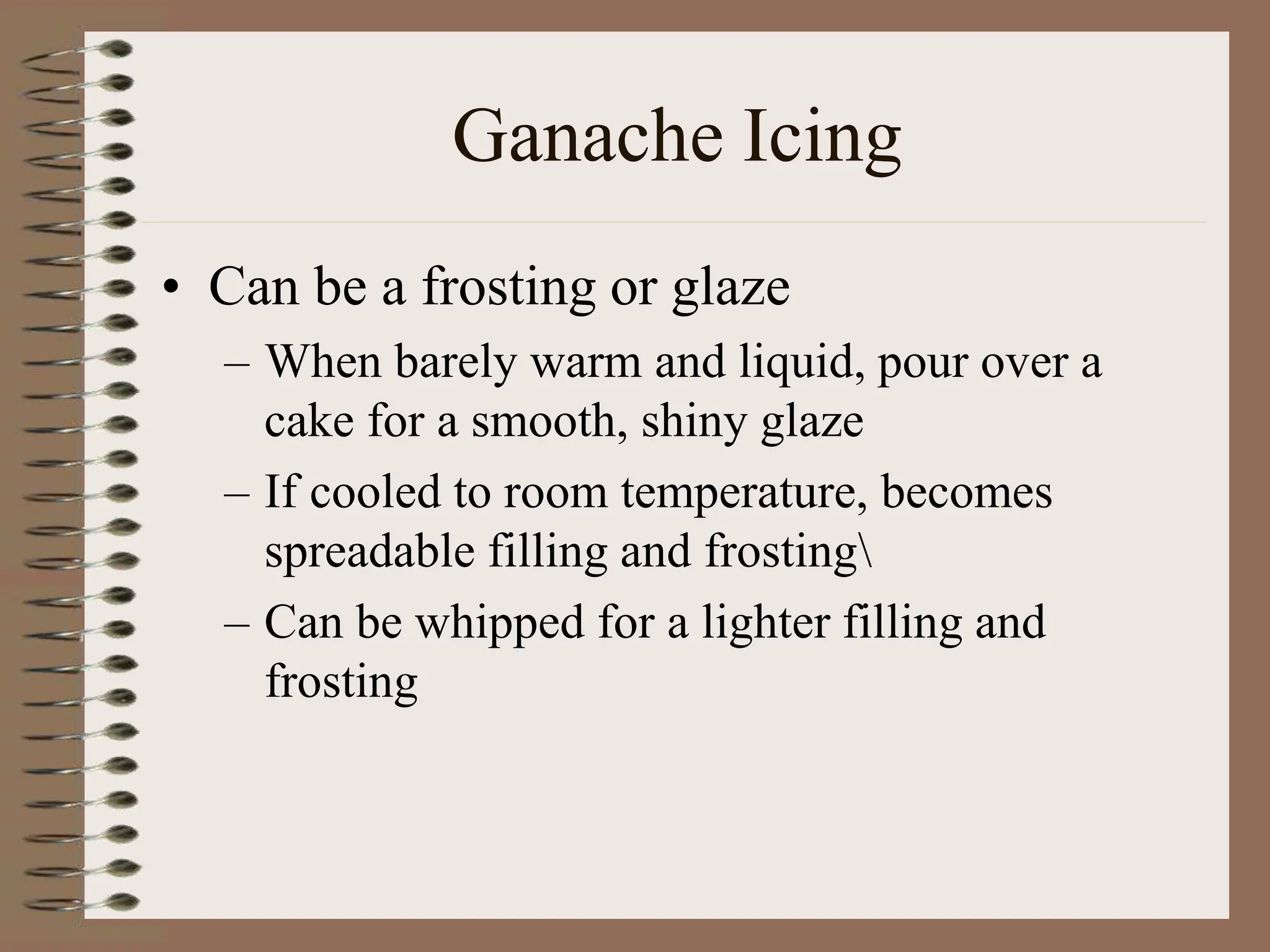 icing, frosting and glaze cakes bnp2 ppt | PPT