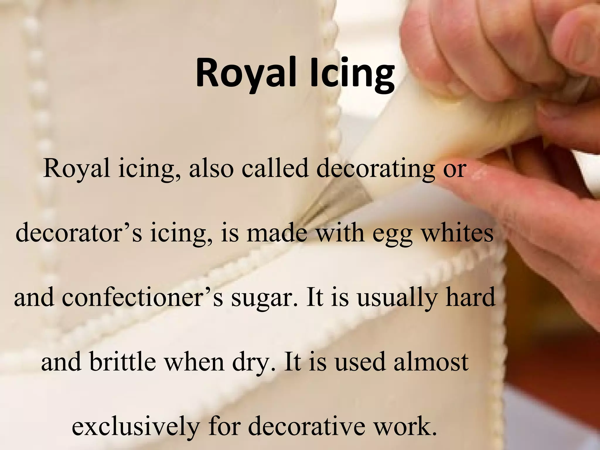 Icings and coatings | PPT