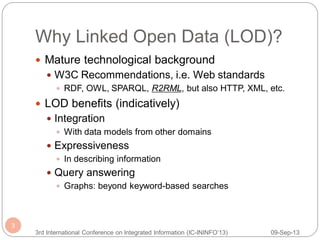 Exposing Bibliographic Information as Linked Open Data using Standards-based Mappings ...