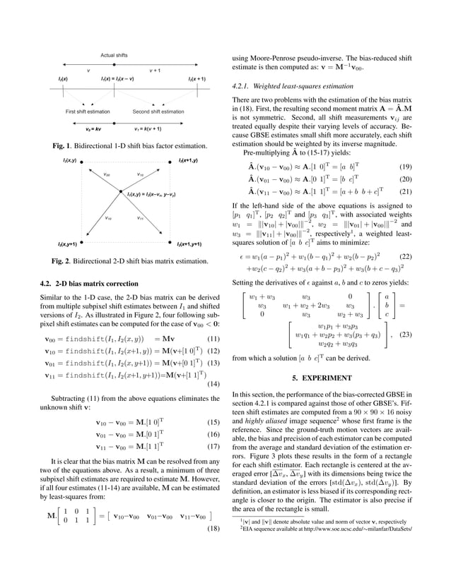 Bidirectional Bias Correction For Gradient Based Shift Estimation Pdf