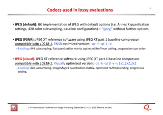 ICIP2016 image compression grand challenge | PDF