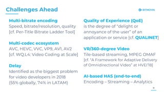 Video Coding for Large-Scale HTTP Adaptive Streaming Deployments: State of the Art and ...
