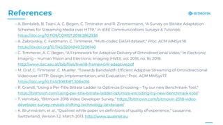 Video Coding for Large-Scale HTTP Adaptive Streaming Deployments: State of the Art and ...