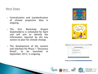 Building a National Climate Information System: Barry O'Dwyer, UCC | PPT