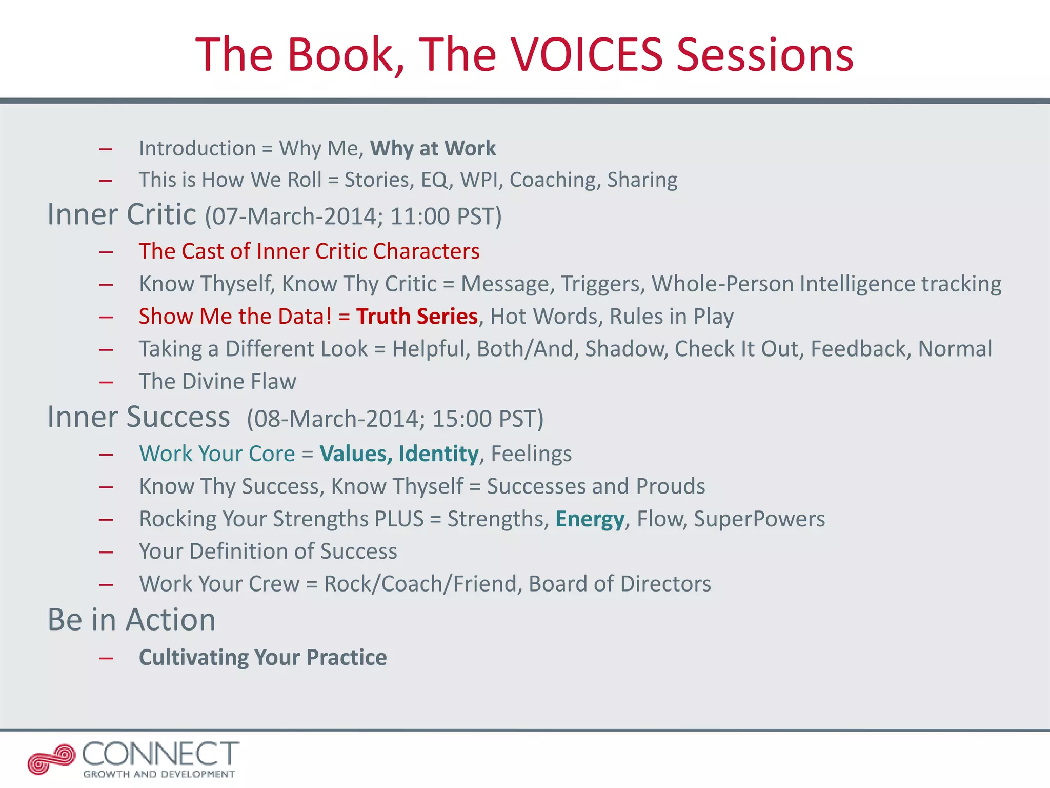 Inner Success and Inner Critics: Part One | PPTX