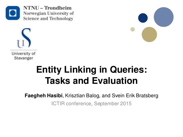 Entity Linking in Queries: Tasks and Evaluation