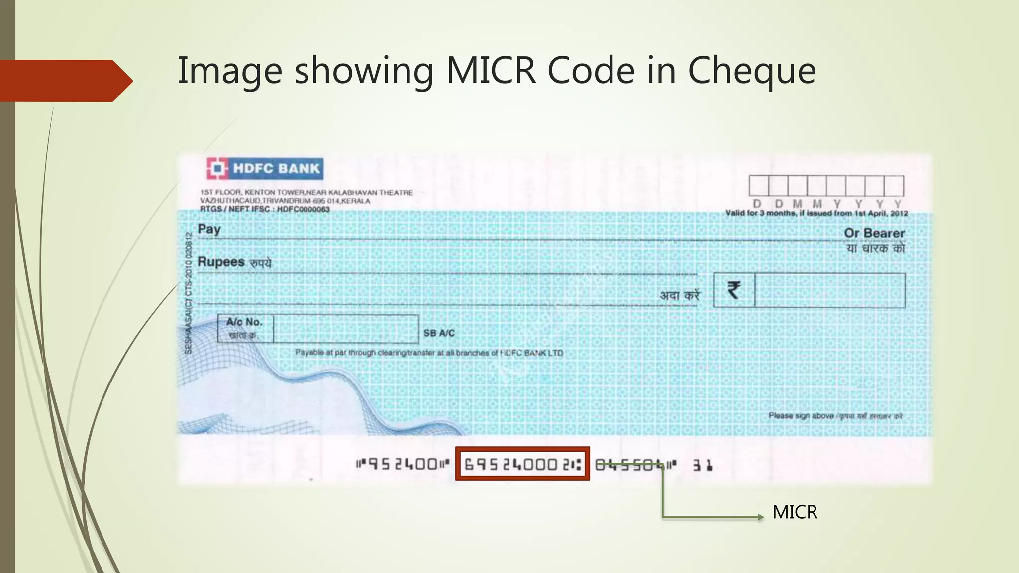 MICR magnetic ink character reader | PPTX